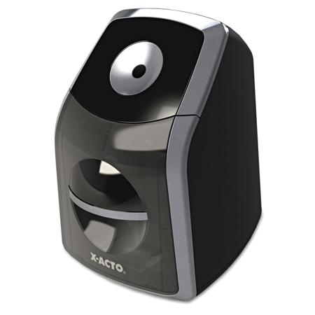 X-acto Sharpx Classic Electric Pencil Sharpener, Black/Silver
