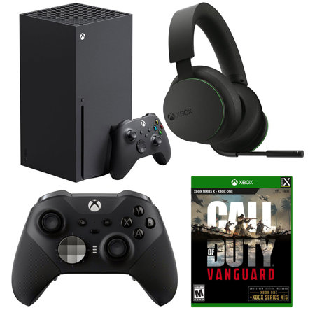 Xbox Series X Console W/Activision Call of Duty/Stereo Headset/Elite ...