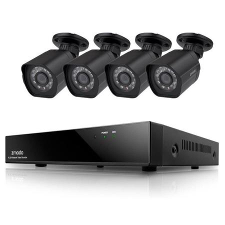 Zmodo 8 Channel 1080p sPoE NVR Security System with 1TB HDD, Includes ...