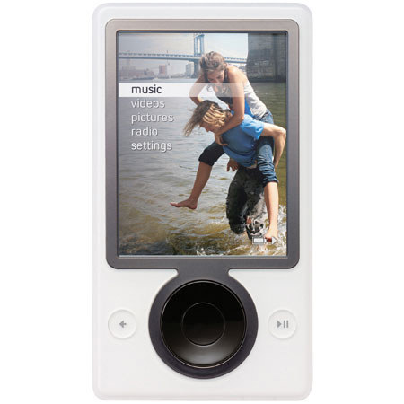 Microsoft Zune 30GB Digital Media Player, White JS800002 - Adorama