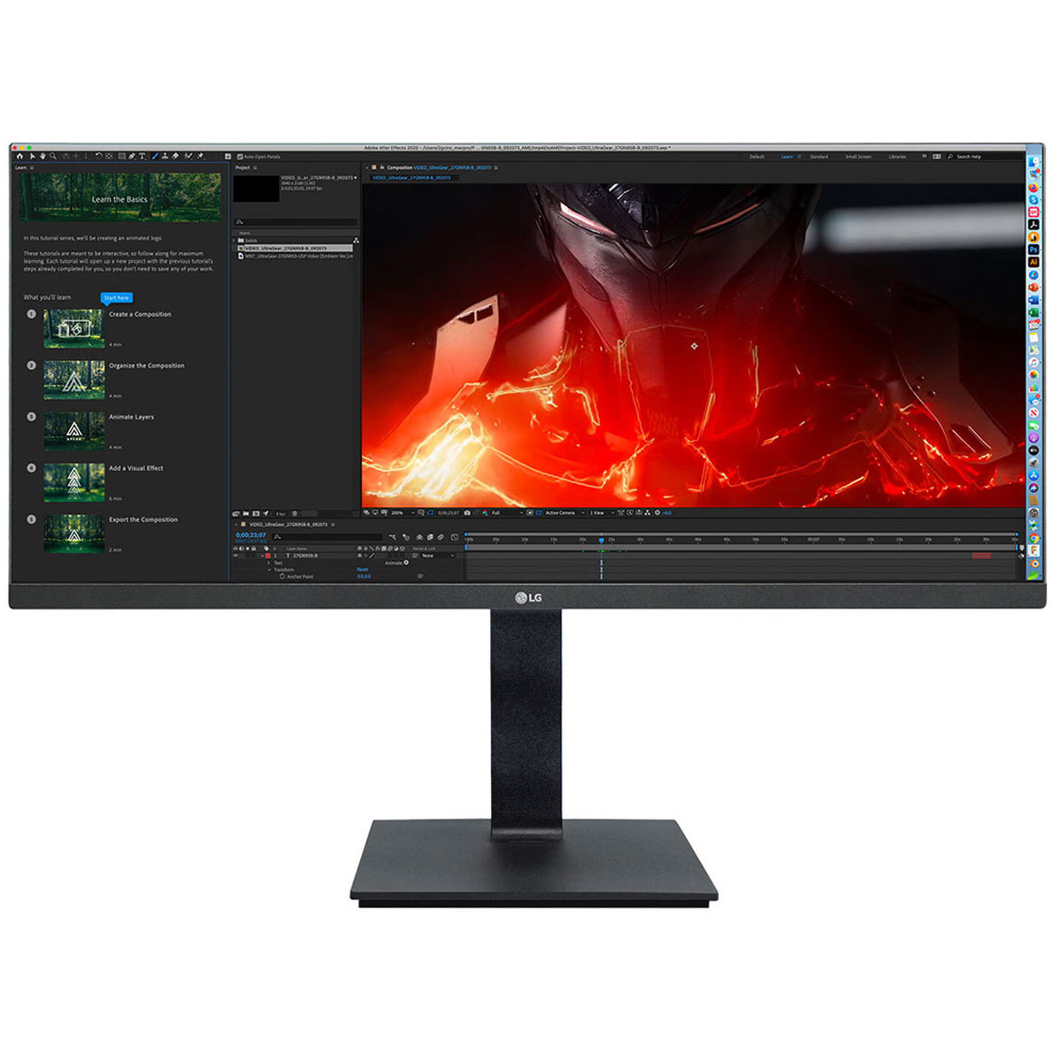 LG 29BN650-B 29" 21:9 Full HD UltraWide HDR10 IPS Monitor, Built-In ...