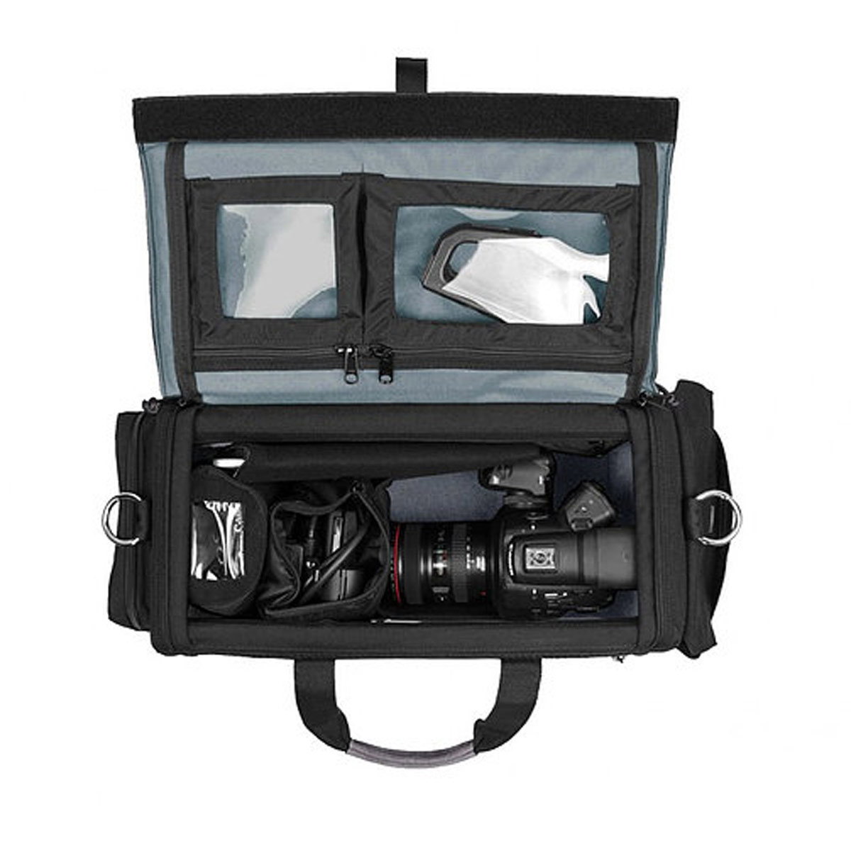 Porta Brace DVO-C100 Custom Case for Canon C100 Black with Copper Trim ...
