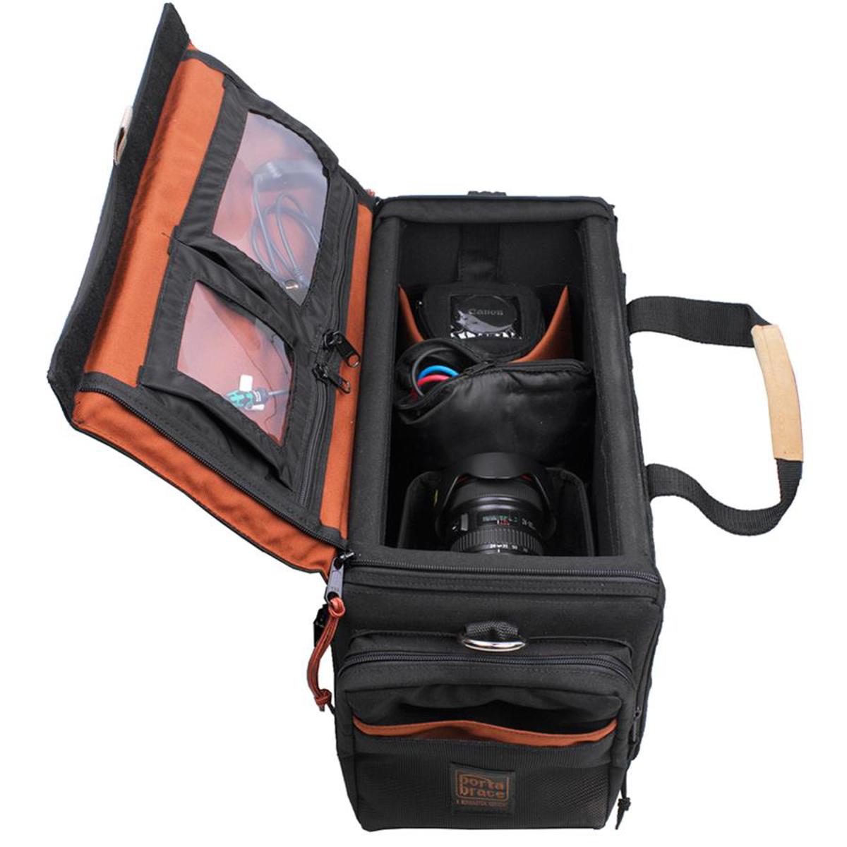 Porta Brace DVO-C100 Custom Case for Canon C100 Black with Copper Trim ...