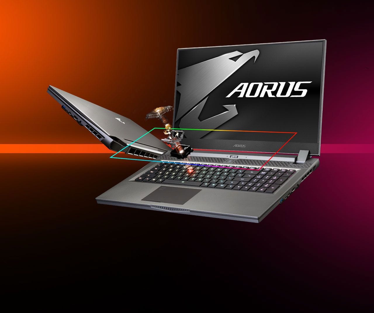 Gigabyte AORUS 17X 17.3" FHD 240Hz, i7-10875H, 16GB, 1TB SSD, RTX2070 ...