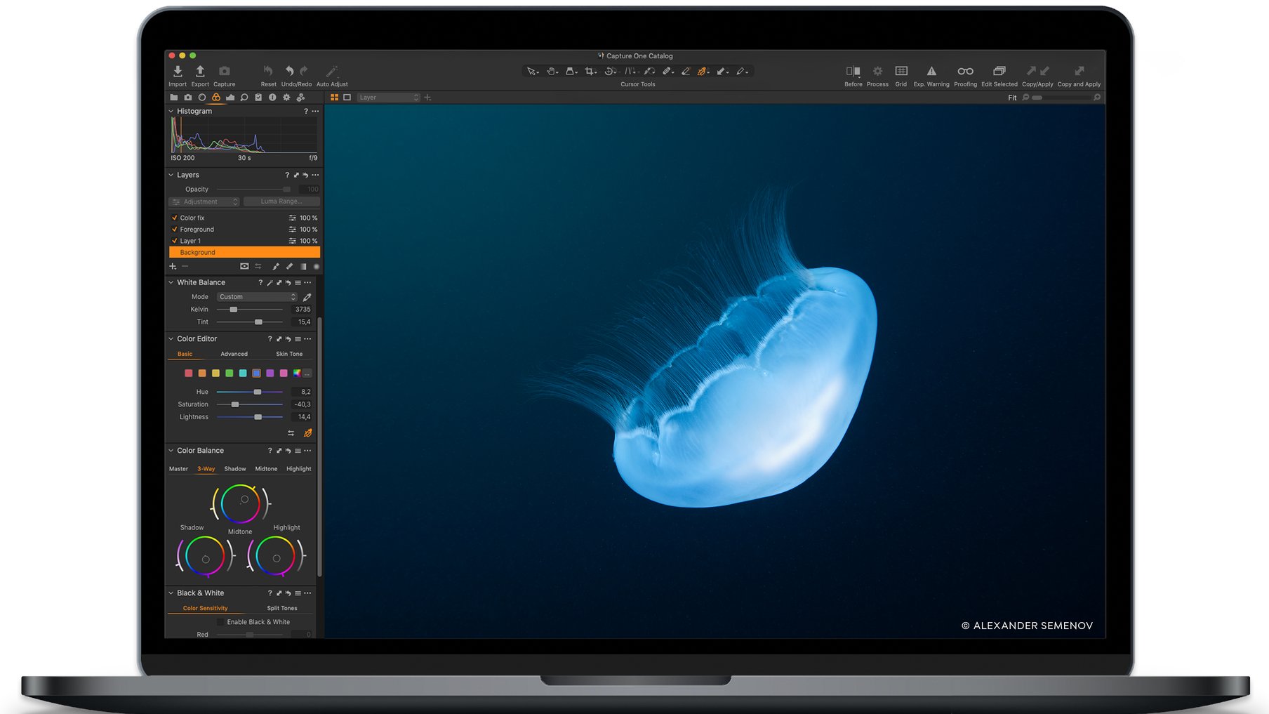 Phase One Capture One Pro 20 Photo Editing Software, Key Card