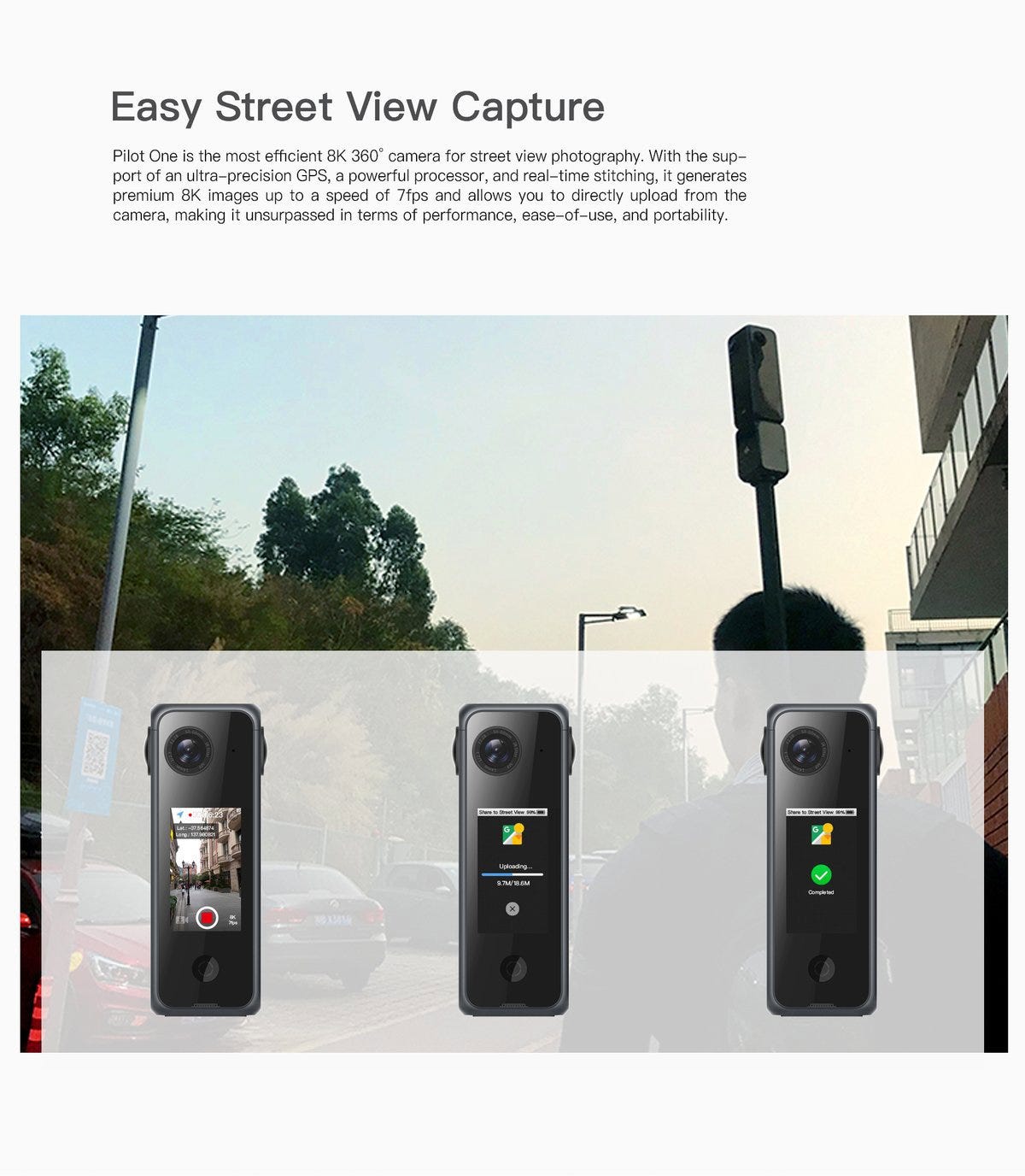 Labpano Pilot One All-in-One 512GB Smart 8K 360 Degree VR Camera PILOT ...