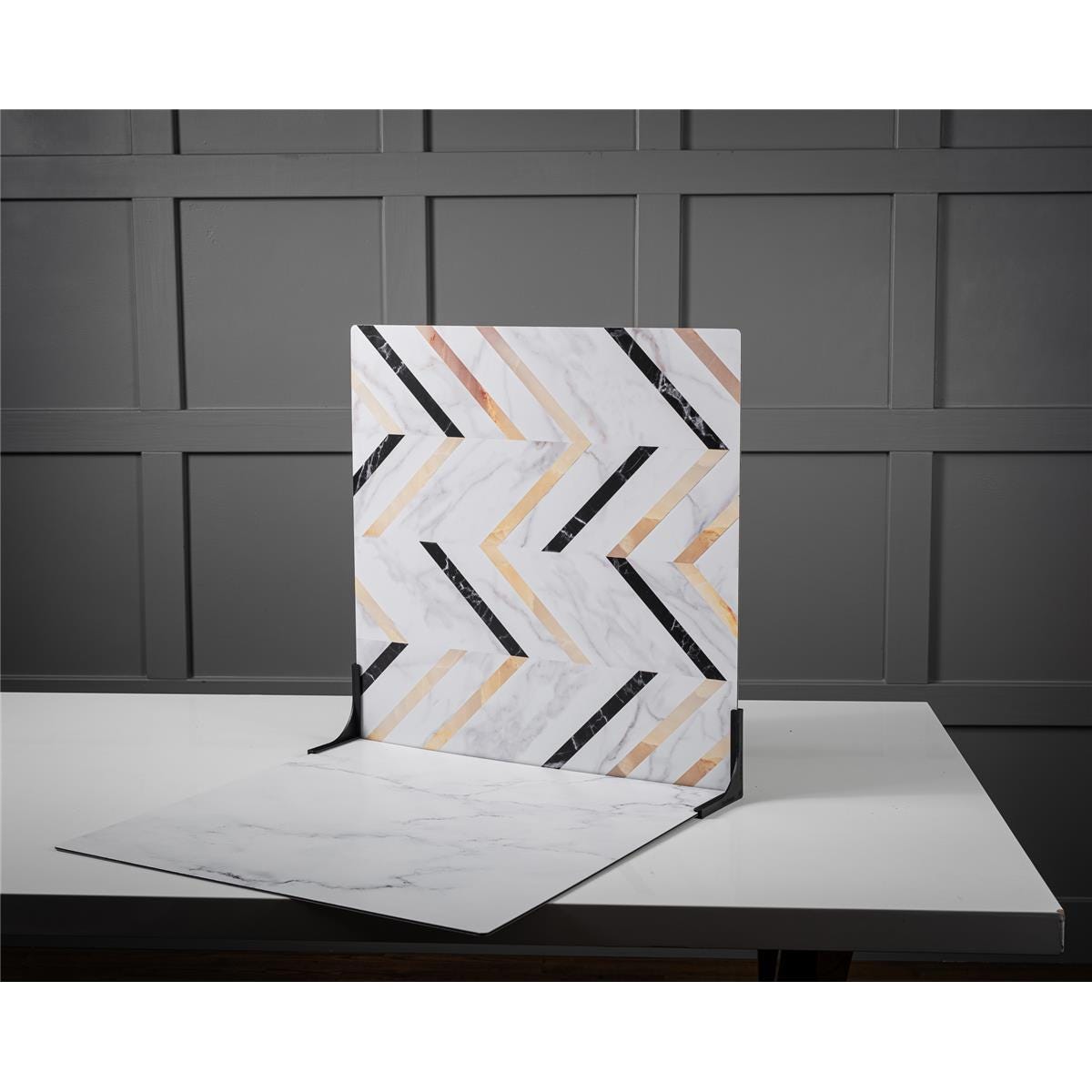 V-FLAT WORLD Duo Board-24x24" Surface Board,Gilded Herringbone/Cloud ...