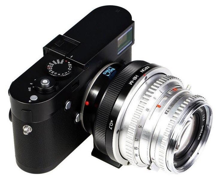 Kipon Baveyes Adapter for Hasselblad V Lens to Leica M Mount Camera
