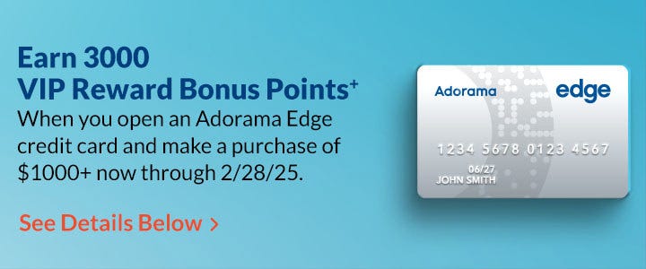 Adorama Edge Credit Card - 5% Off OR Special Financing | Adorama