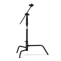 Flashpoint 20" Quick Release Turtle Base C-Stand Kit, Grip Head & Arm (Black) CT20-K-B