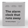 Clocky Runaway Alarm Clock on Wheels, White CLKYWH - Adorama