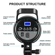 GVM G100W 90W Bi-Color LED Video Spotlight GVM-G100W - Adorama
