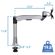 Mount-It! MI-34111 Height Adjustable Single Monitor LCD Desk Mount with ...