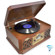 Pyle Bluetooth Wireless Streaming Classic Retro Style Record Player ...