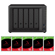 Synology DiskStation DS1522+ 5-Bay NAS Enclosure w/5x Red Plus 12TB ...