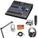 Zoom LiveTrak L-8 Mixer and Recorder with TAP300 Mic, Broadcast Arm ...