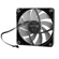 HYTE Flow FA12 120mm PC Case Fans, Cool Gray/Black, 3-Pack FAN-HYTE-001