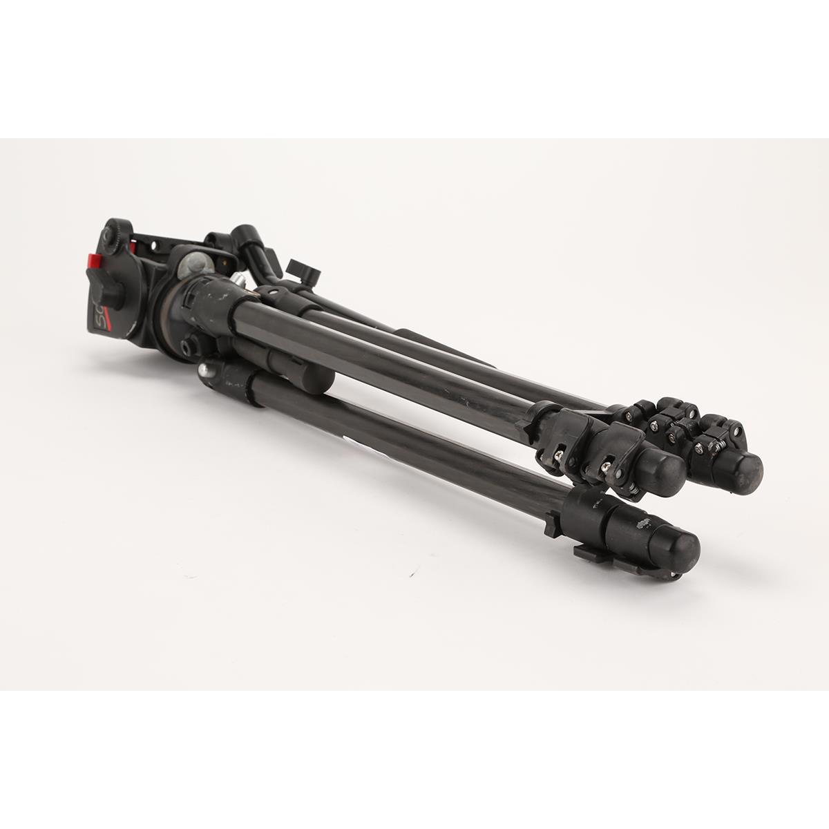 Manfrotto Carbon Fiber ENG Tripod w/ Bag 503/3460 Video Head 442/3445 ...
