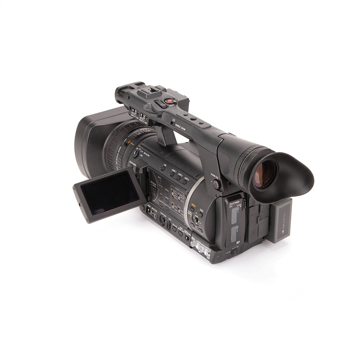 Panasonic AG-AC130 (32 GB) High Definition AVC, AVCHD Camcorder for ...
