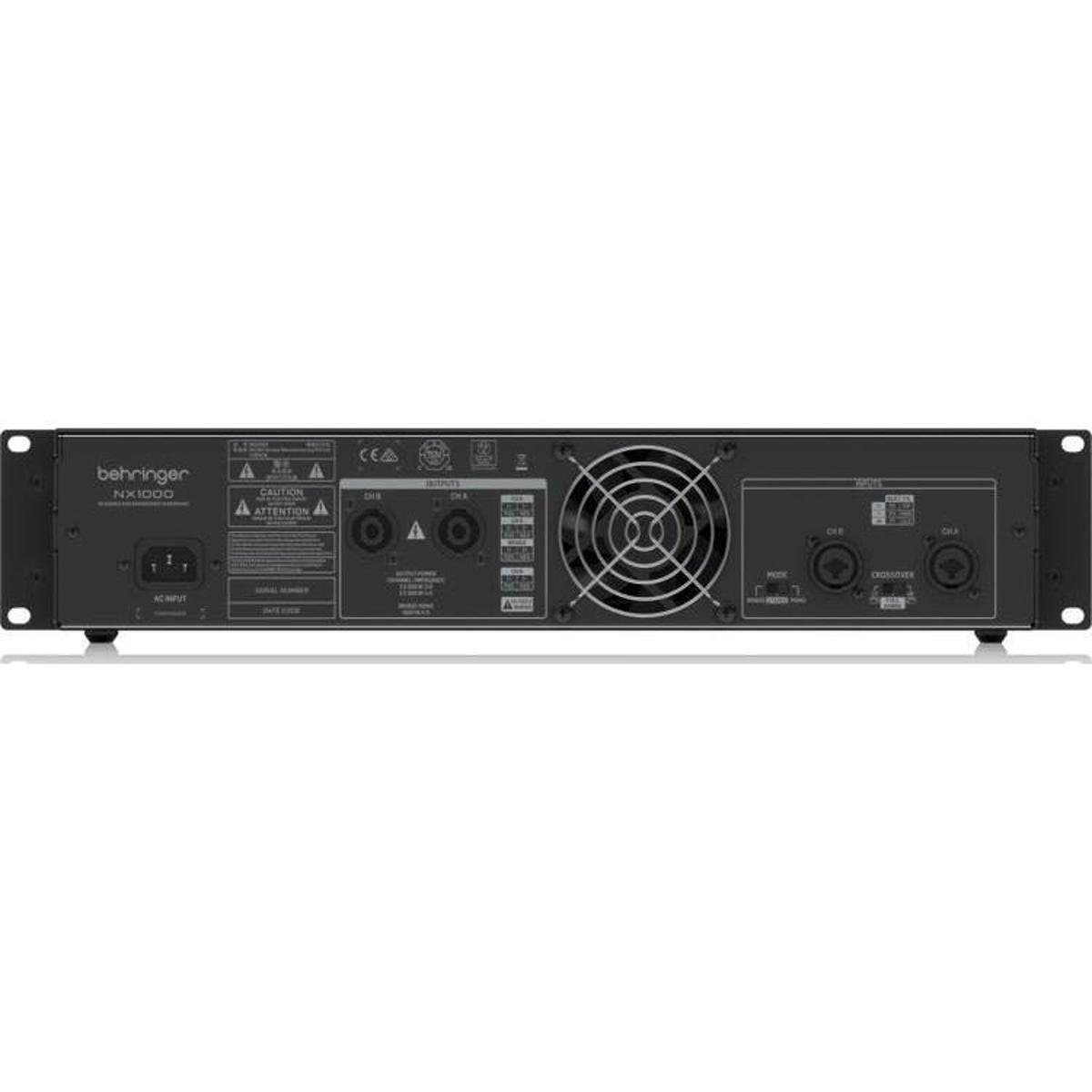 Behringer 1000W Ultra-Lightweight Class-D Power Amplifier With 25 ...