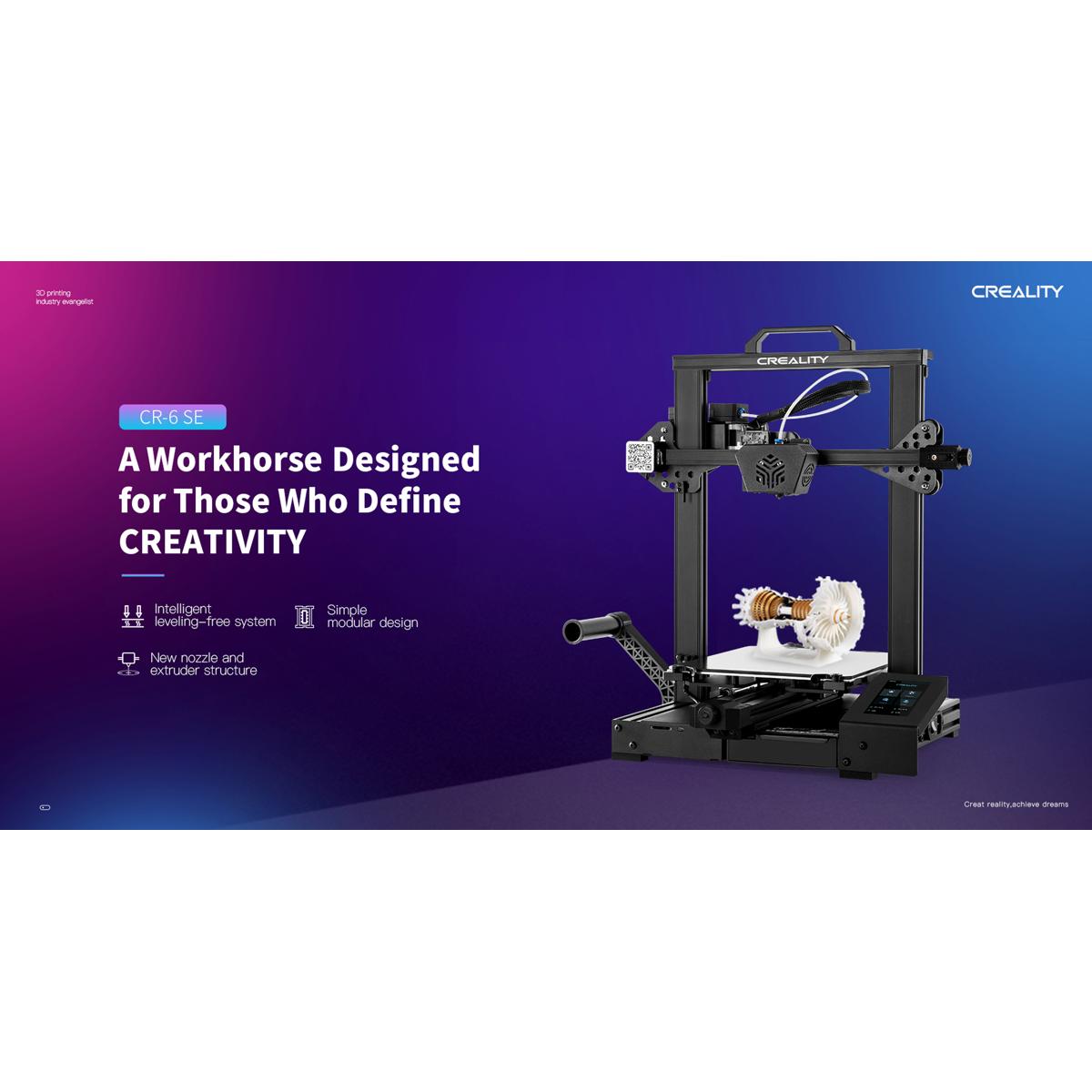 CREALITY CR-6 SE Leveling-Free Starter FDM 3D Printer #CR-6SE EUR 401,84 - PicClick FR