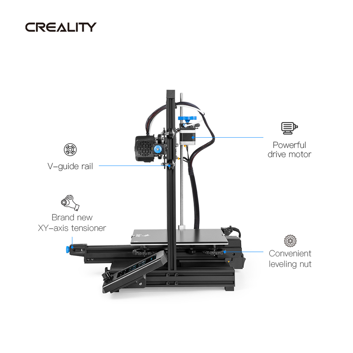 CREALITY ENDER-3 V2 Multi-Material FDM 3D Printer #ENDER-3V2 £187.61 ...