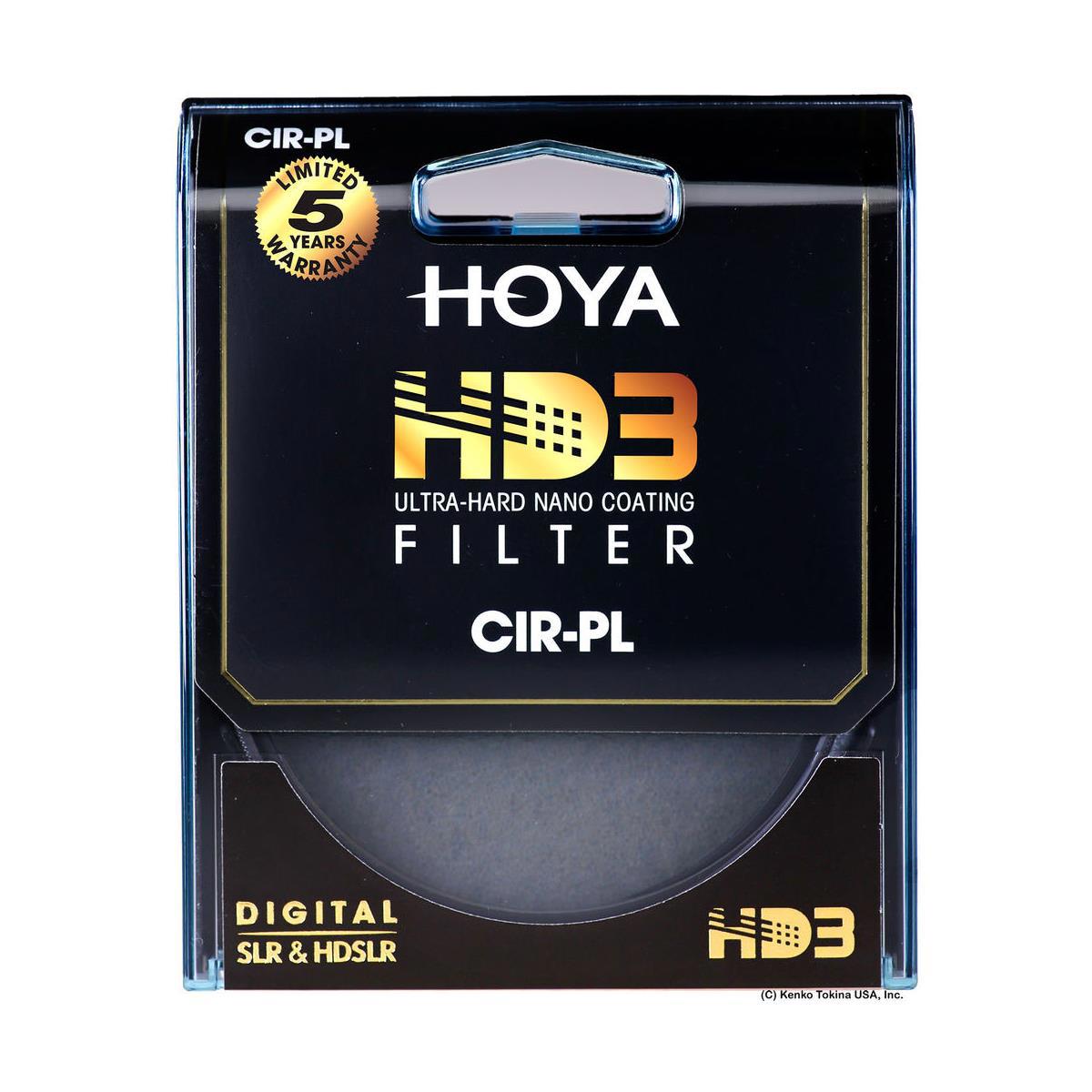 Hoya 82mm HD3 UV and Circular Polarizer Filter Kit - With Microfiber ...
