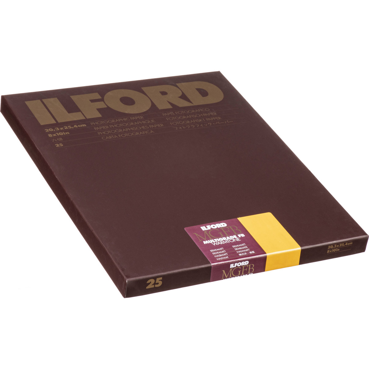 ILFORD Warmtone B/w Enlarging Paper 8x10in 25 Matte 1168419 for sale ...