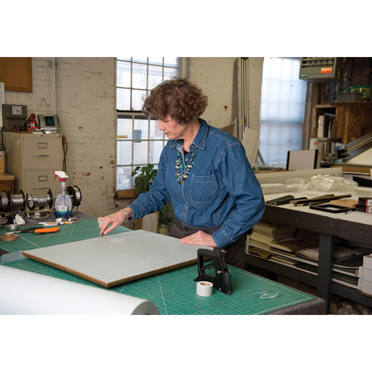 Lineco Archival Frame Backing Paper 16 X 72 Roll Color Gray 6131672 for ...