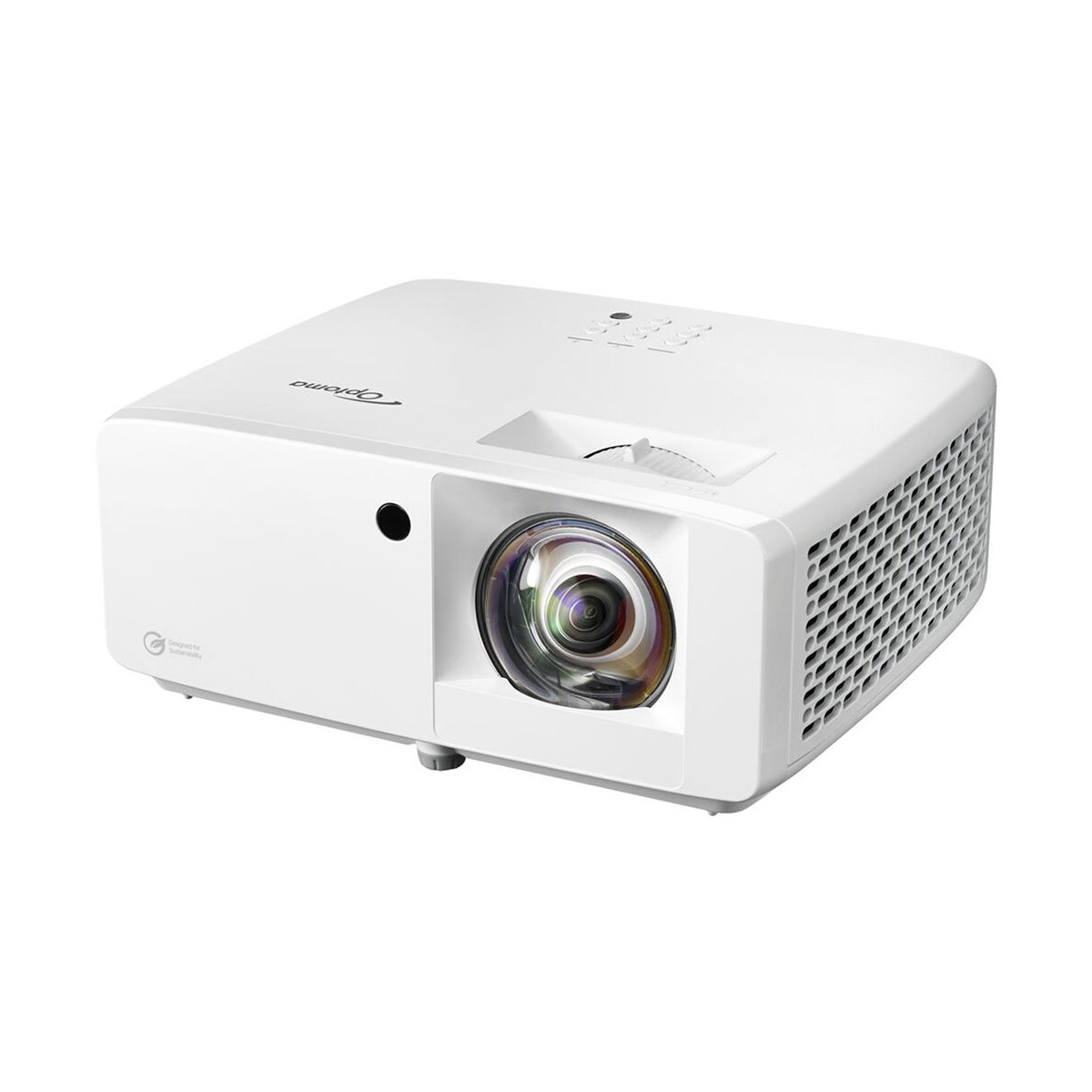 Optoma GT2100HDR Full HD Short Throw Laser DLP Home Theater Projector ...