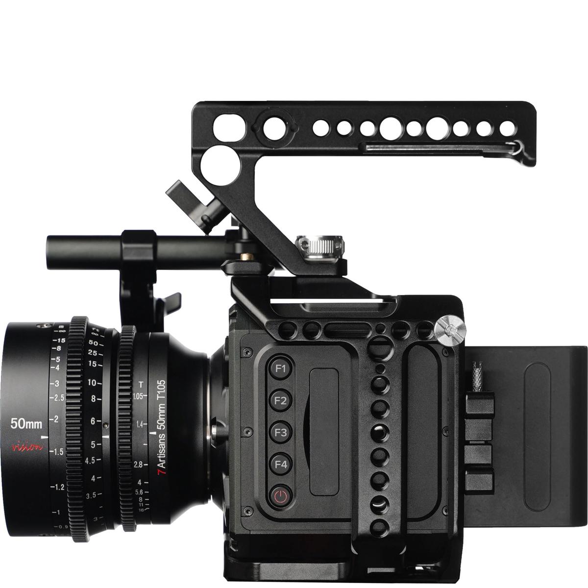 7artisans Photoelectric 50mm T1.05 Vision Cine Lens for Canon RF, Black ...