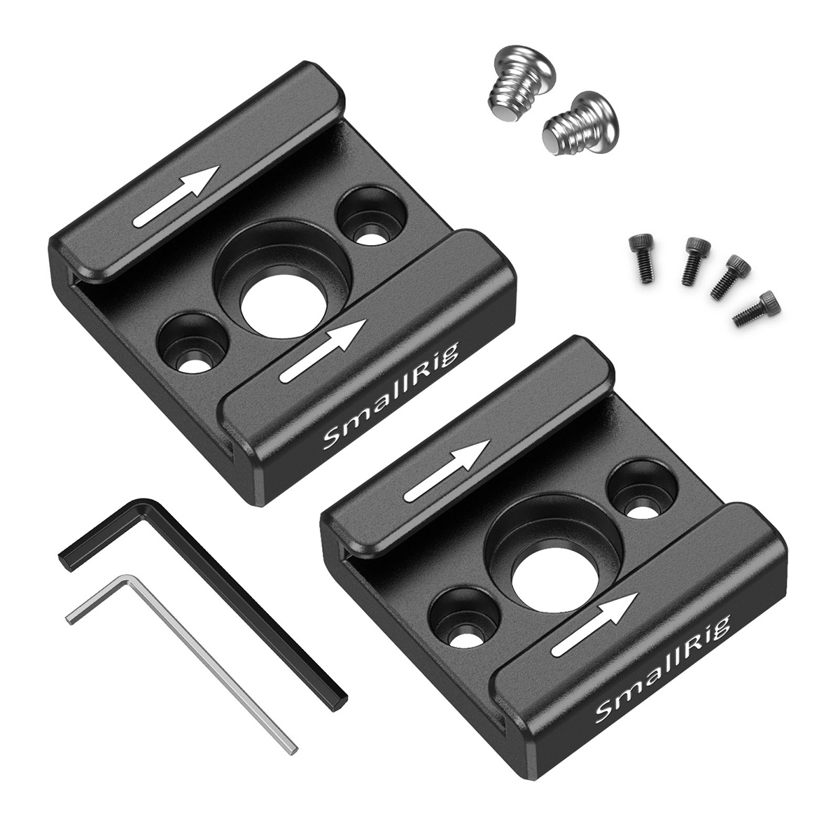 SmallRig Cold Shoe, 2-Pack = With SmallRig 1/4" Camera Hot Shoe Mount 2 ...